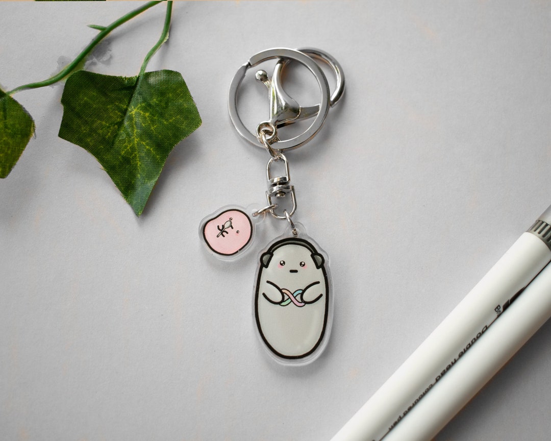 Autism/neurodivergent Bean 1.5" Acrylic Charm Keyring/keychain- Lobster ...