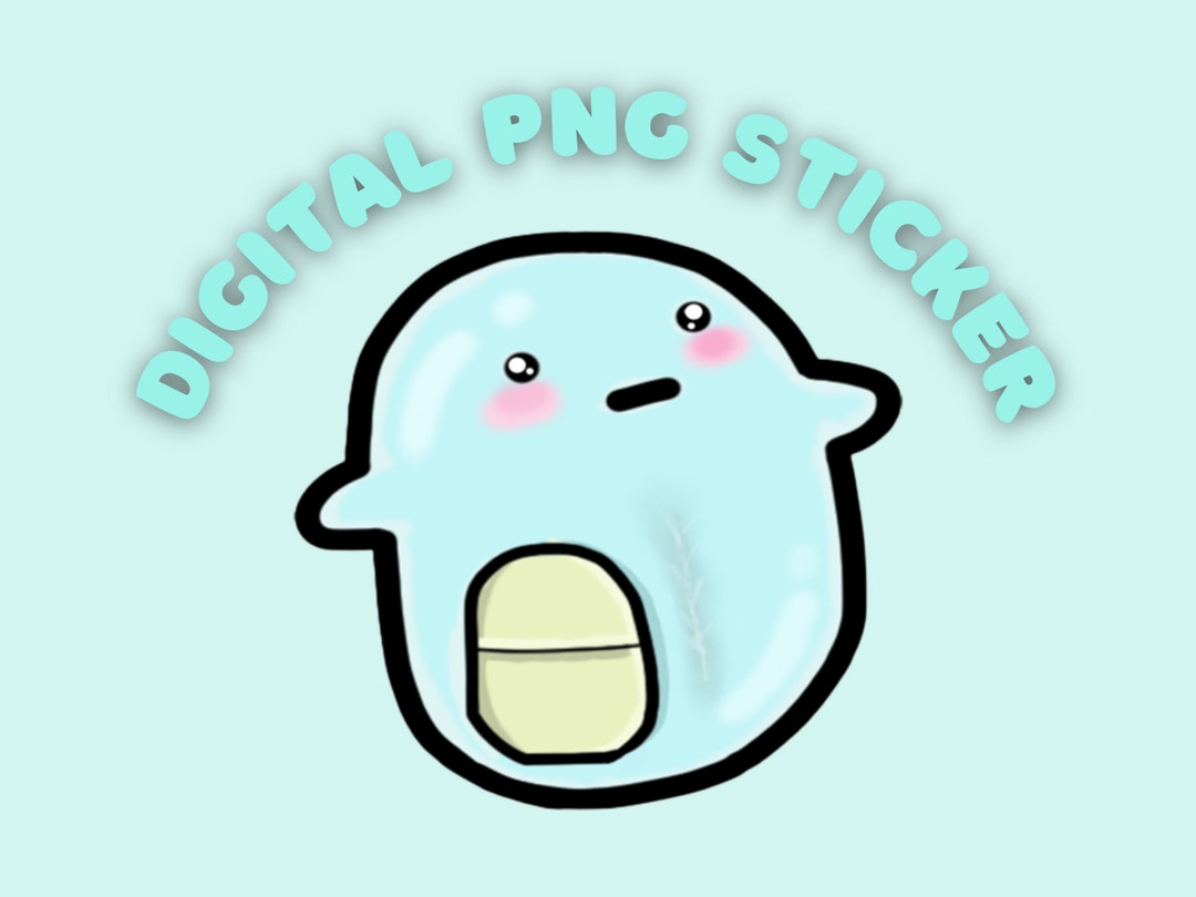 Digital Download PNG Stoma/ileostomy Bean Sticker- Chronic Illness ...