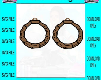 Bamboo Earrings - Etsy