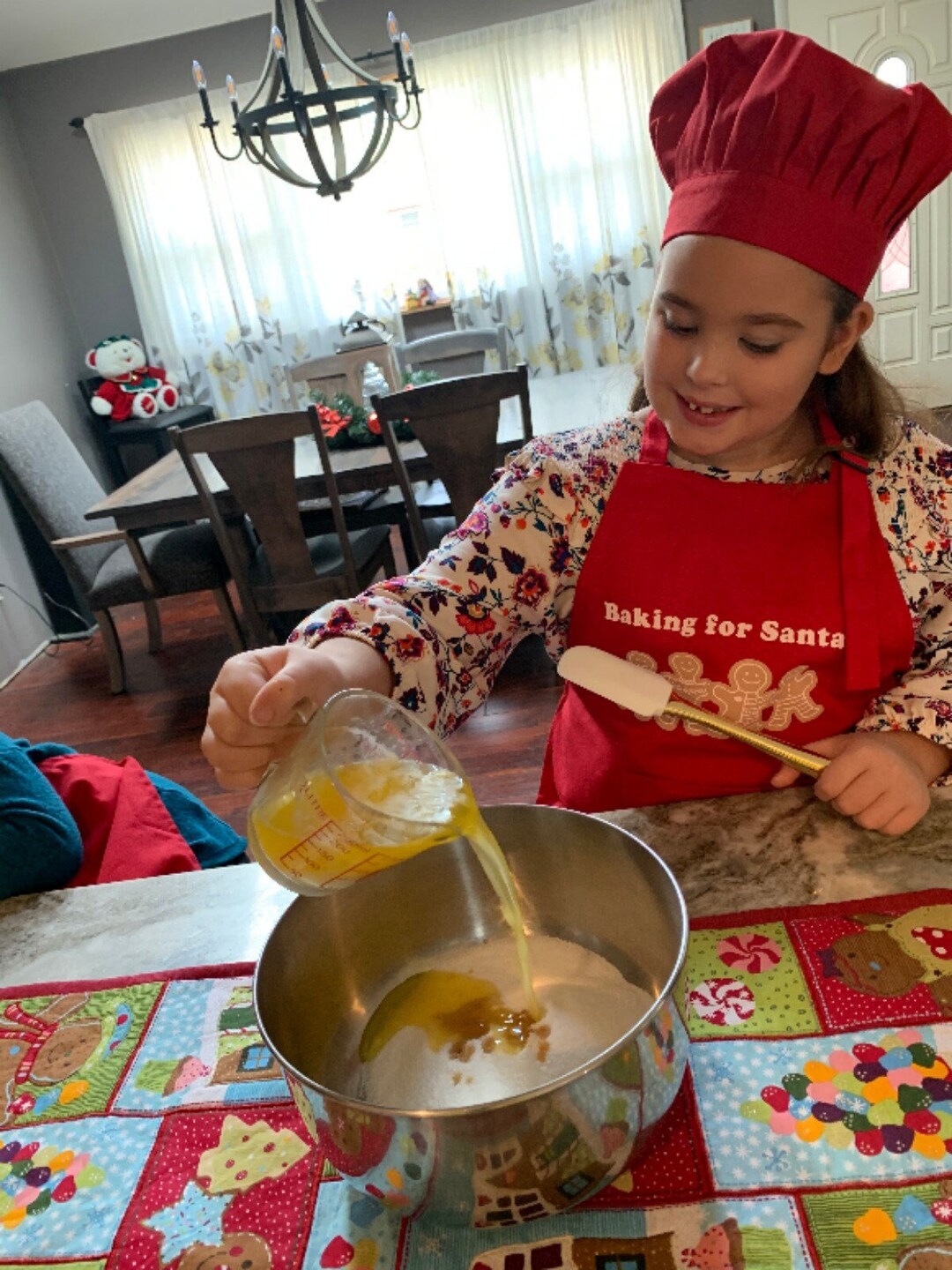 Apron and Bakers Hat - Baking for Santa - Christmas Kids - Etsy