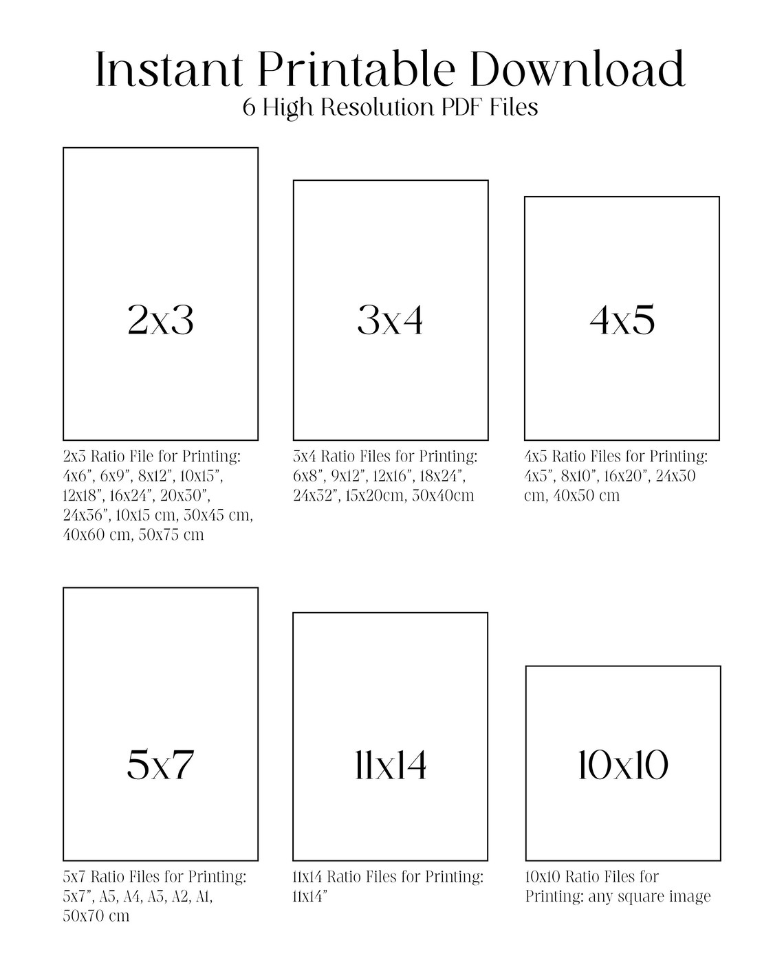 Minimalist Boho Digital Poster Prints, Set of 2. - Etsy