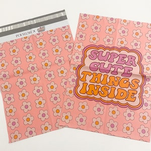 14.5 X 19" Super Cute Things Poly Mailer, Shipping Bag, Flower Mailer ...