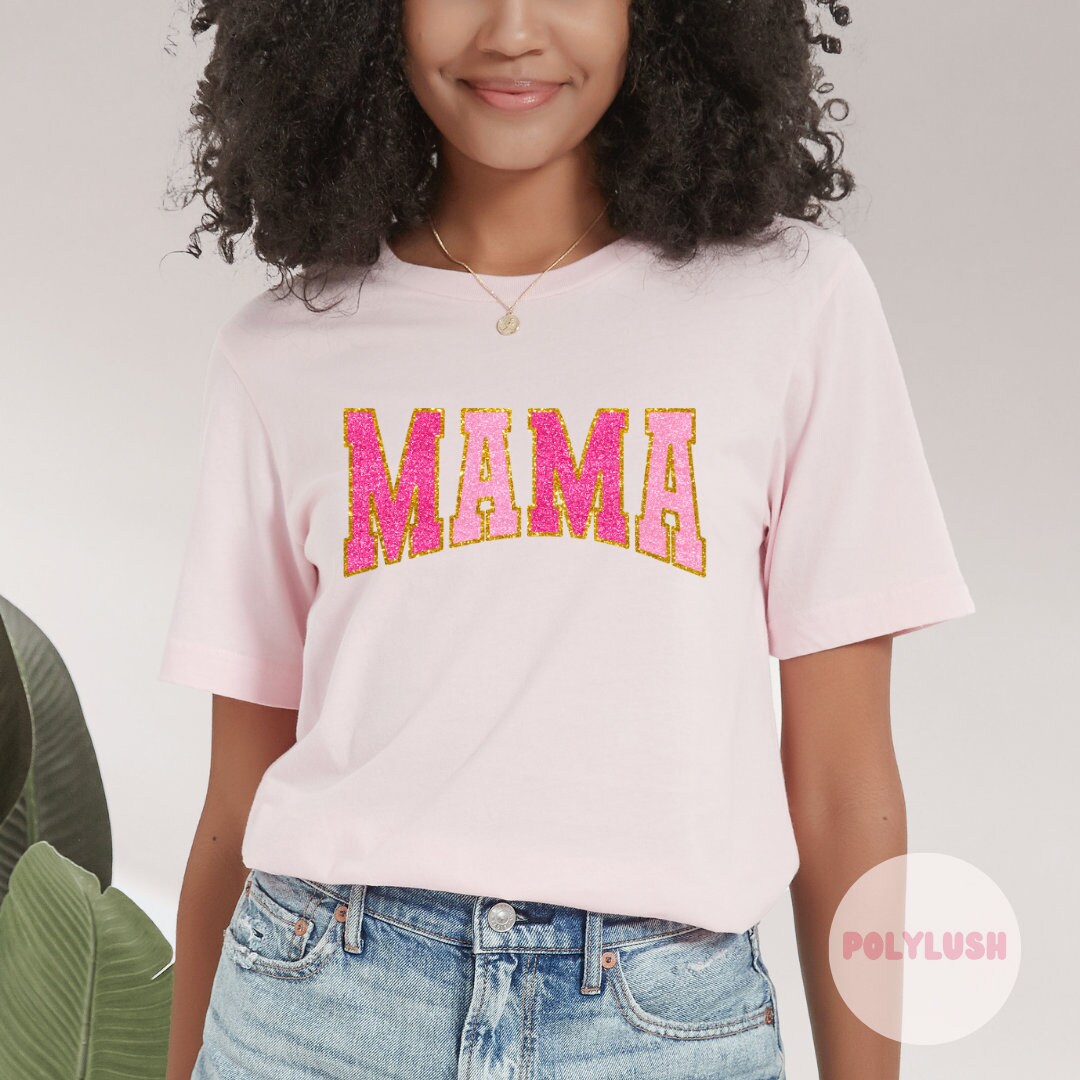 Hot Pink Light Pink MAMA DTF Transfer, Ready to Press, Heat Transfer ...