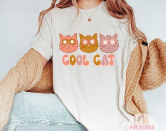 DTF Print, Heat Transfer, Ready to Press Cool Cat - Etsy