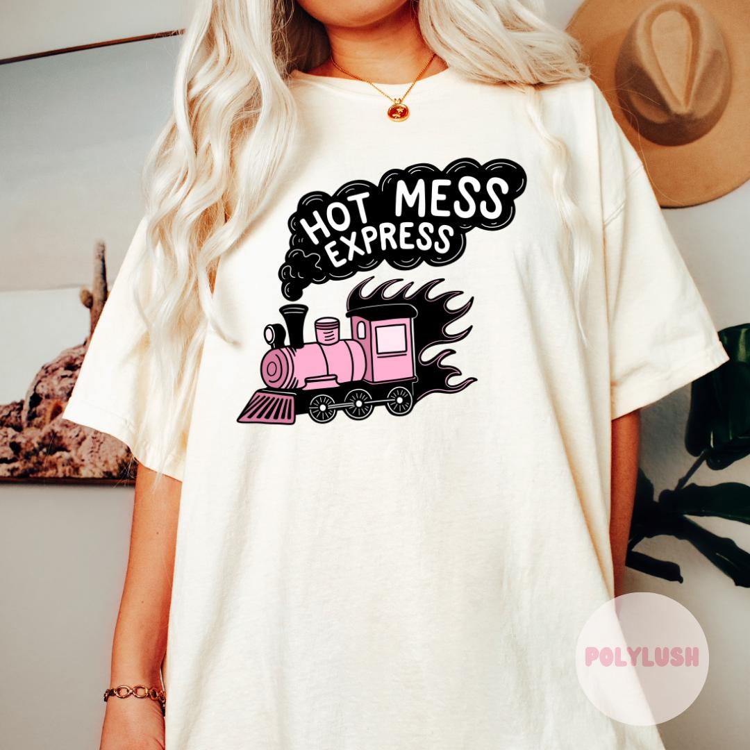 Hot Mess Express DTF Transfer Custom DTF Transfer, Ready to Press, Heat ...