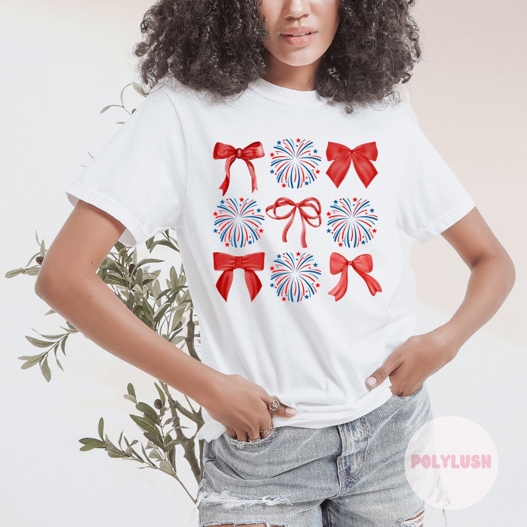 Fireworks and Bows DTF Transfer - Etsy