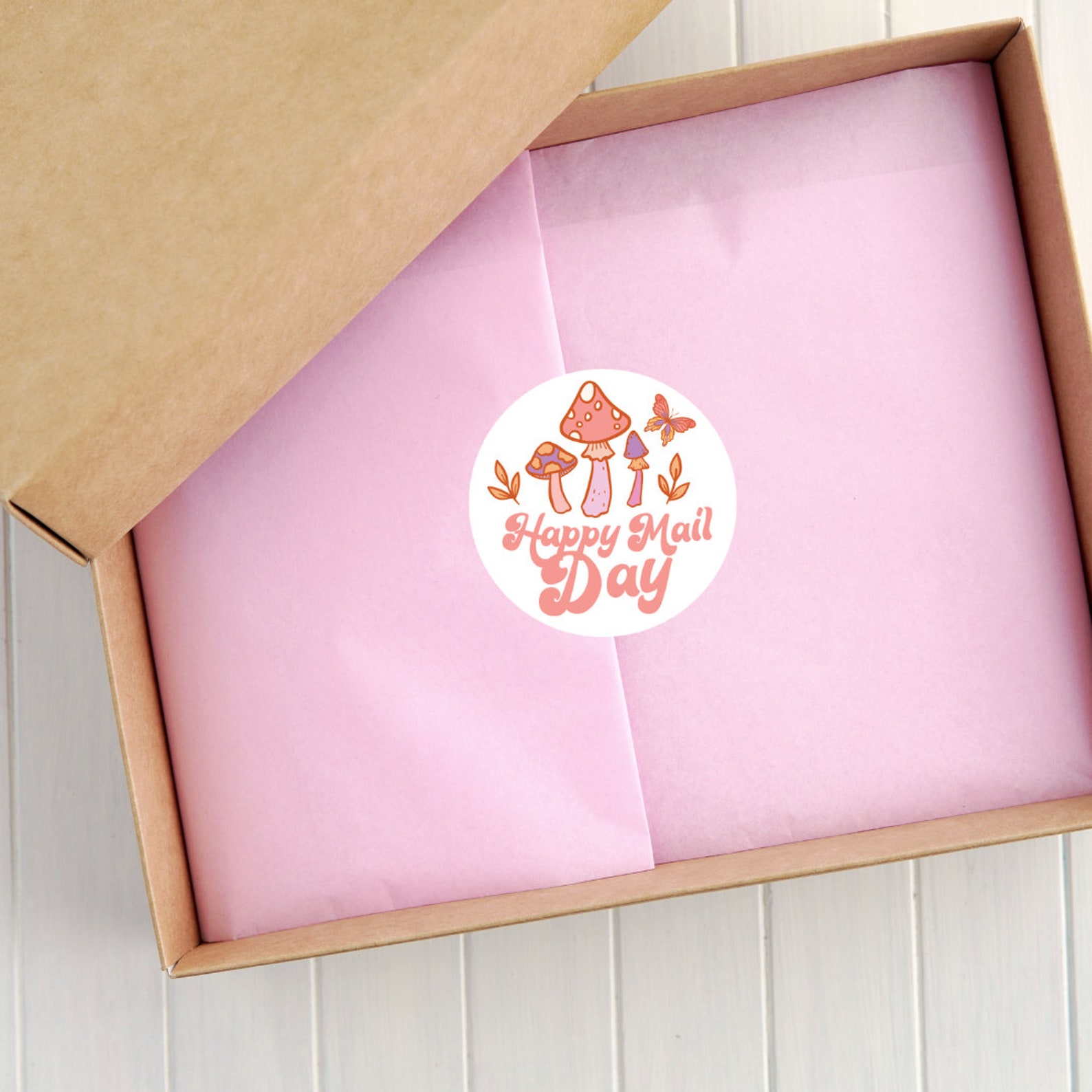 2" Hippie Roll Thank You Stickers,small Business Stickers,round Thank ...