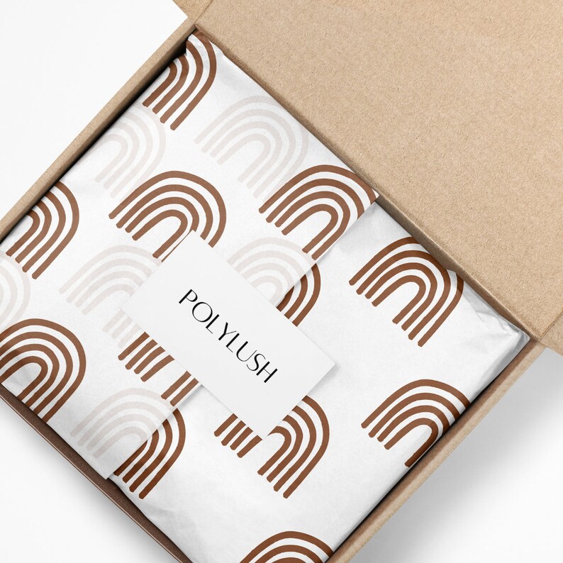 Rust Rainbow Tissue Paper Gift Wrapping Paper Cute Craft - Etsy