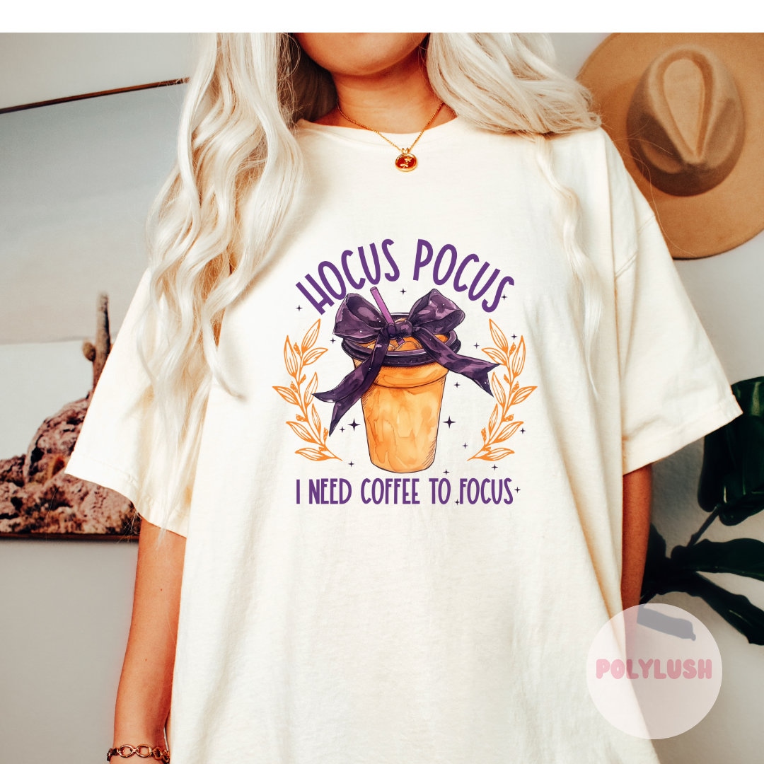 Hocus Pocus I Need Coffee to Focus DTF Transfer - Etsy