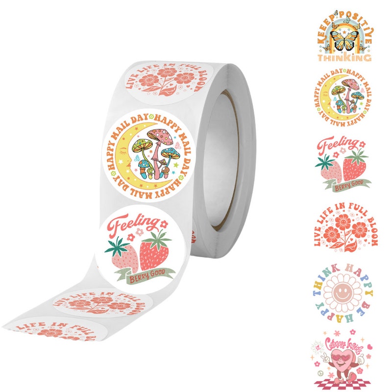 Cute Thank You Stickers - Etsy