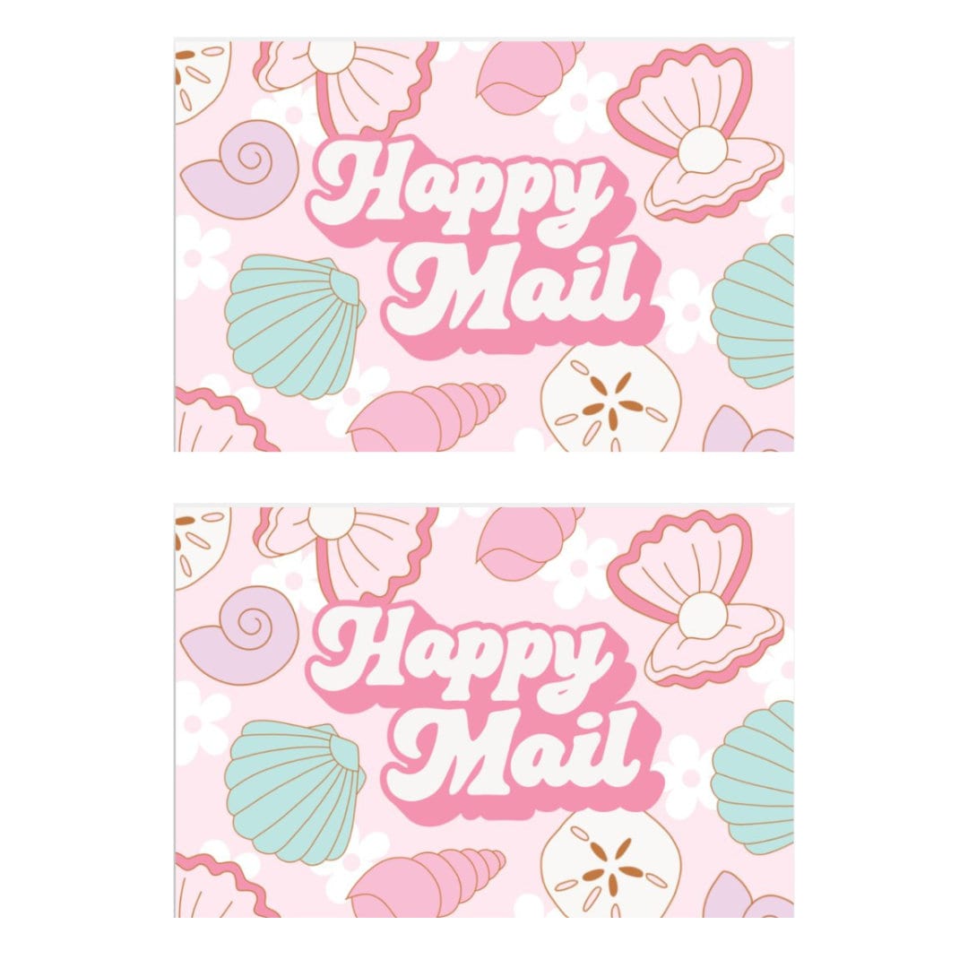50 4X6' Shells Thank You Cards, Cute Thank Cards, Physical Thank You ...