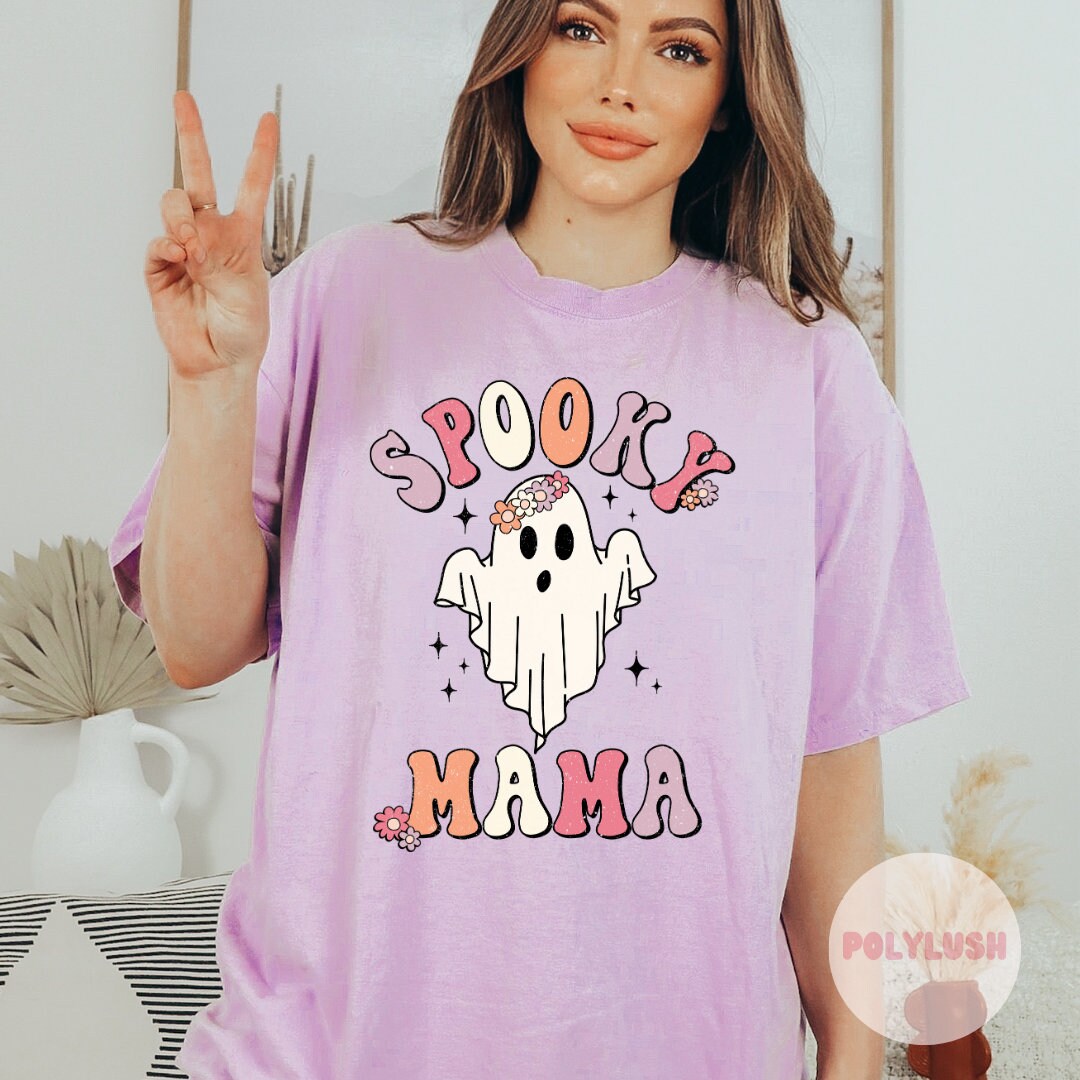Spooky Mama, Ghost DTF Transfer - Etsy
