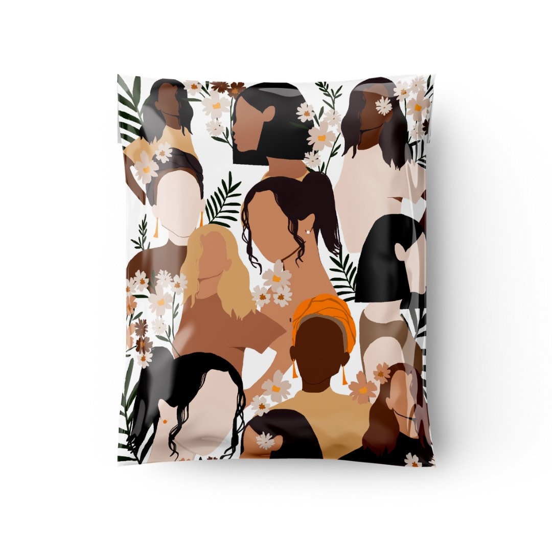 10 X 13 Poly Mailer Unity People Design Women Illustration - Etsy