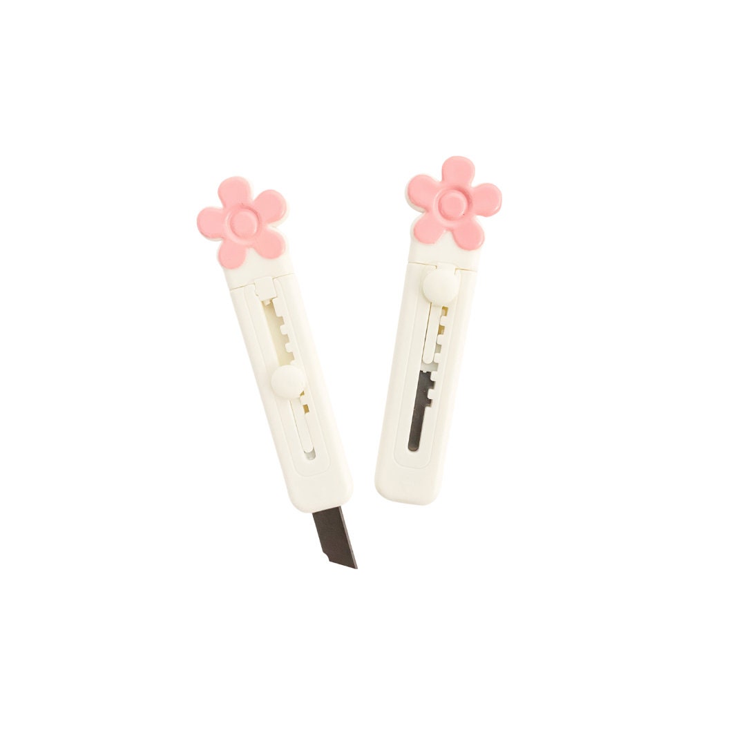 Daisy Box Cutter Utility Knife, Pink (4