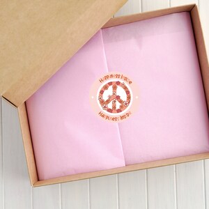 2" Hippie Roll Thank You Stickers,small Business Stickers,round Thank ...