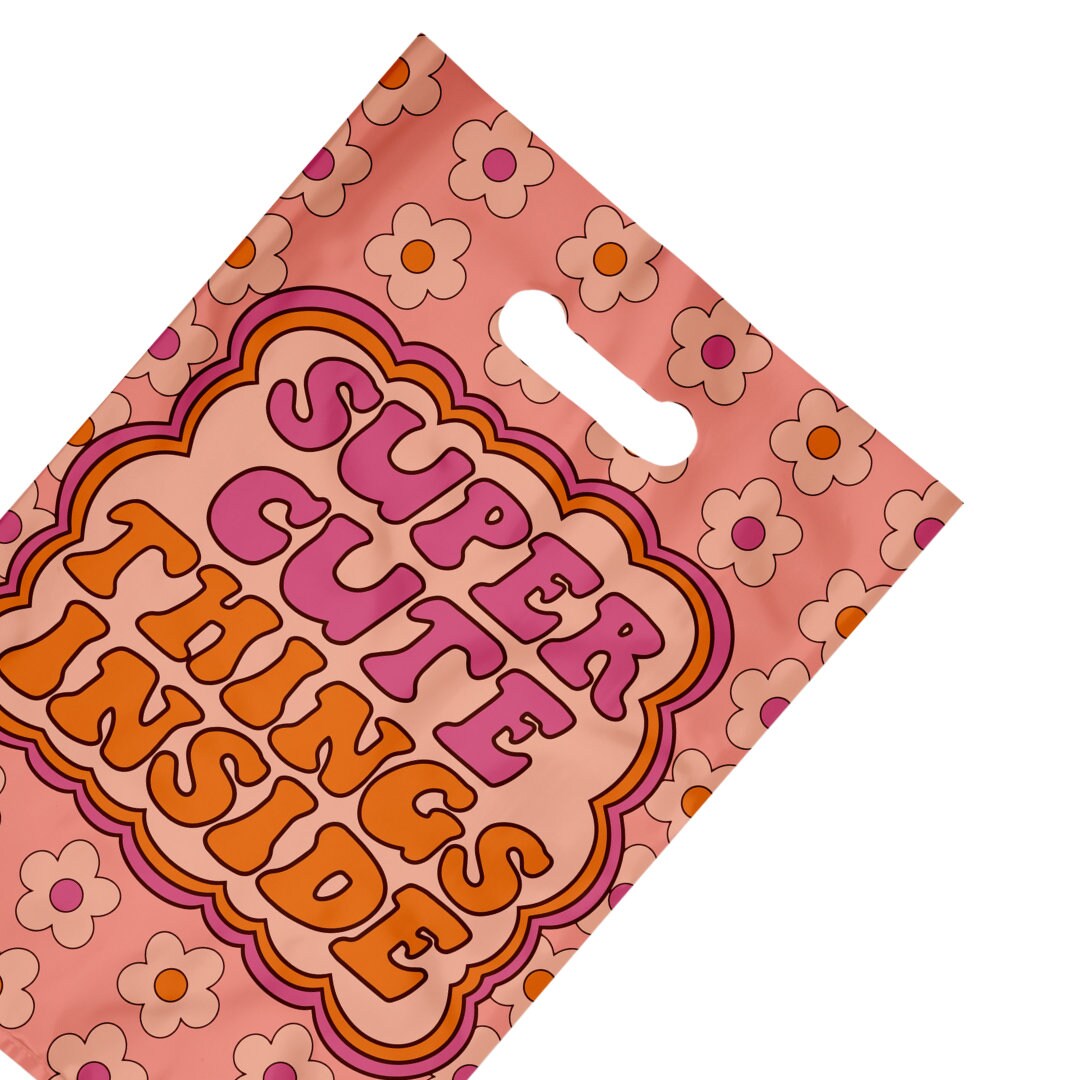 12” X 15” Super Cute Things Retail Shopping Bags ,merchandise Shopping ...