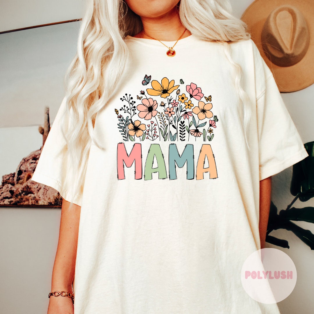 Flower MAMA DTF Transfer, Ready to Press, Heat Transfer, Cute Dtf ...