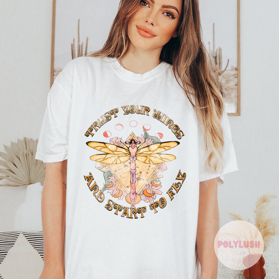 Trust Your Wings DTF Transfer, Ready to Press, Heat Transfer, Cute Dtf ...