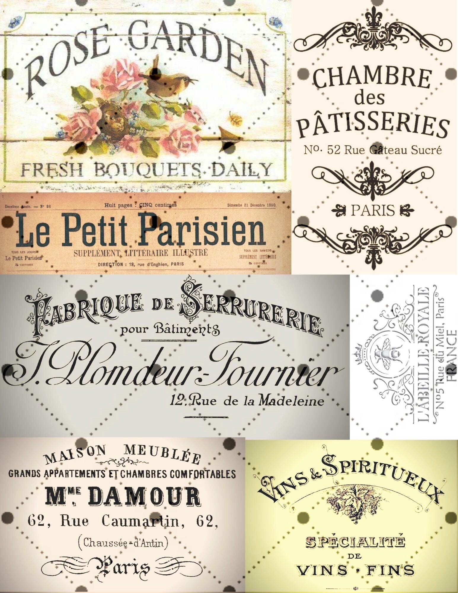 JUNK JOURNAL Labels Digital Instant Download Tags Printable Paper ...