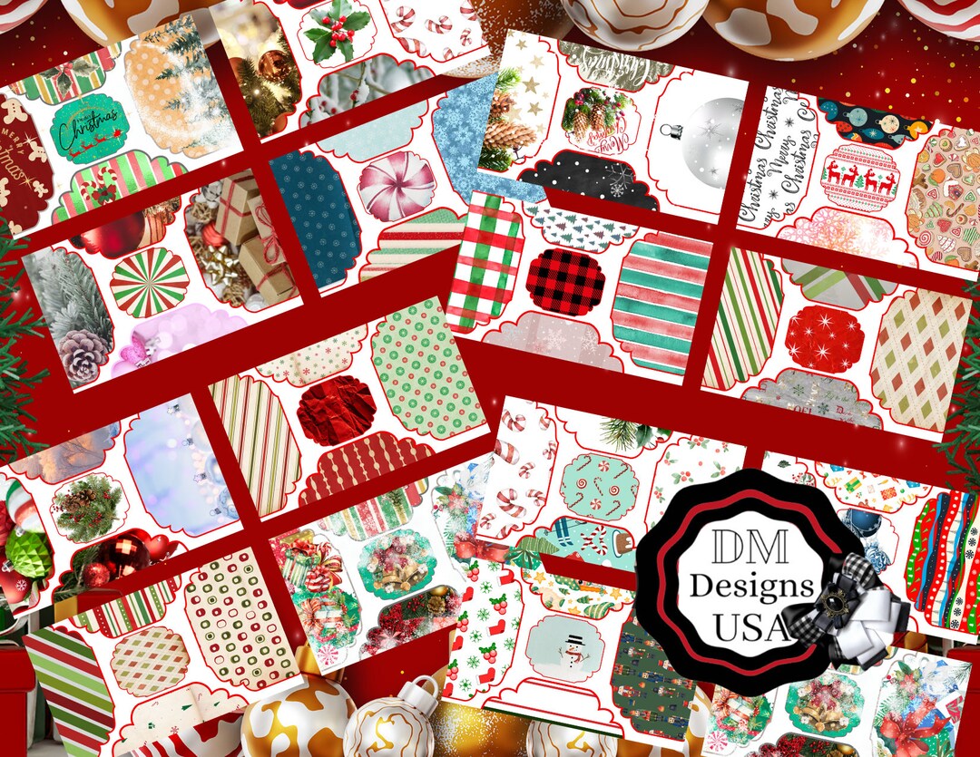 Vintage Christmas Pockets Printable: Holiday Junk Journal ...