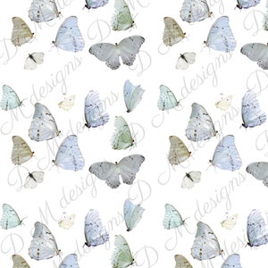 Digital Junk Journal Kit Butterflies Multi Colored Scrapbooking Card ...