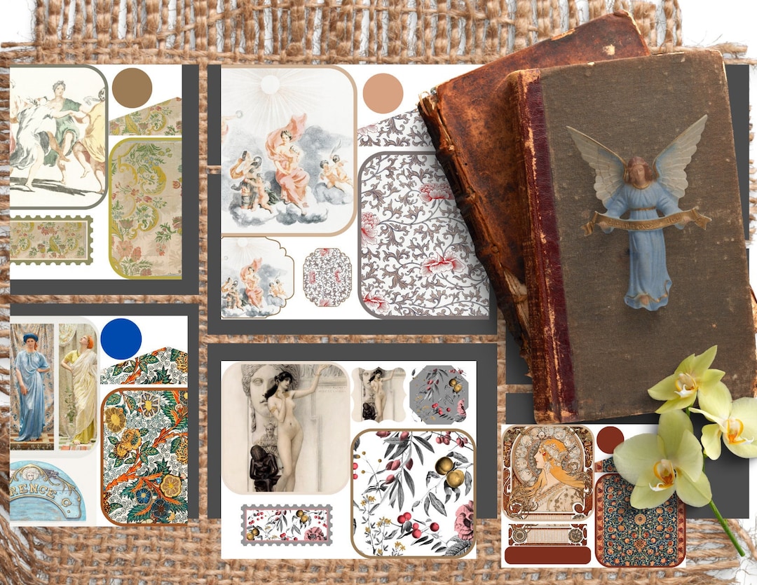 Vintage Greek Ephemera: Art Journaling Kit (digital Download) - Etsy