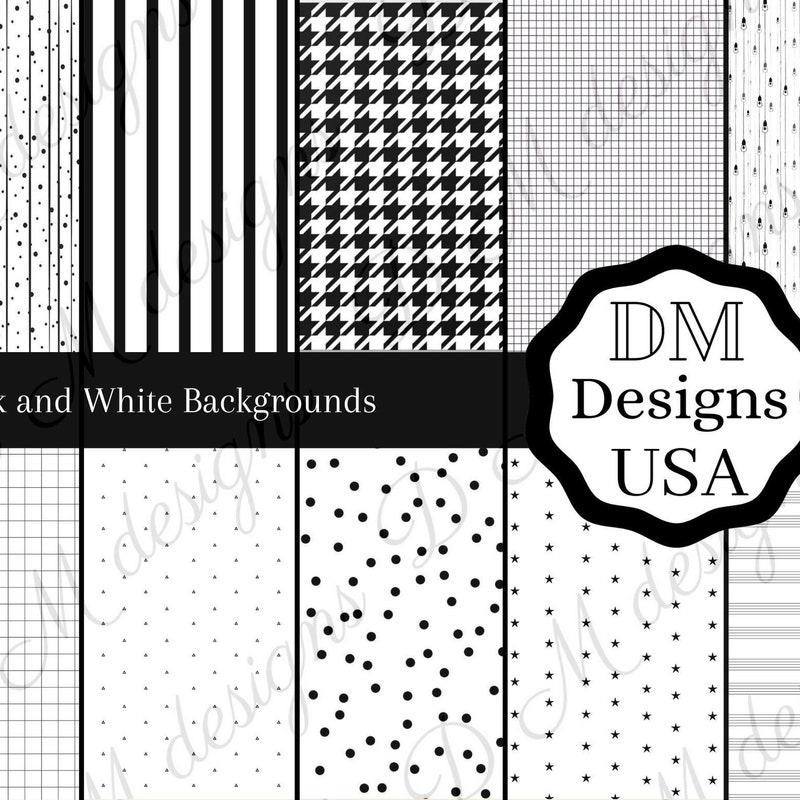 Black White - Etsy