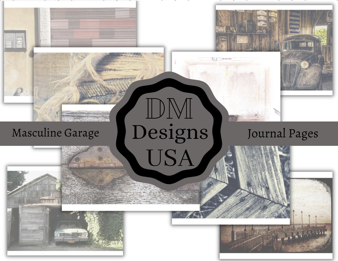 Masculine Journal Kit, Gentleman Printable Paper, Scrapbook Papers, Men ...