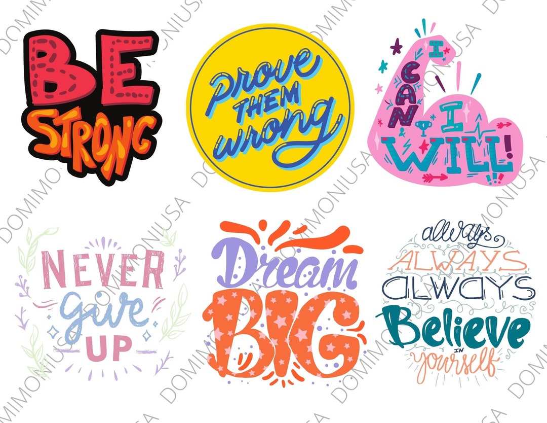 Digital Sticker, Motivational Digital Stickers, iPad Planner Sticker ...