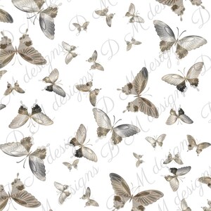 Digital Junk Journal Kit Butterflies Multi Colored Scrapbooking Card ...