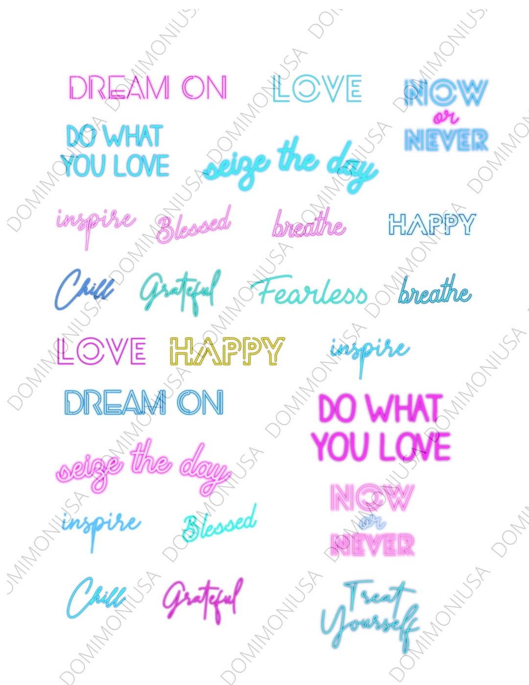 Digital Sticker, Motivational Digital Stickers, iPad Planner Sticker ...