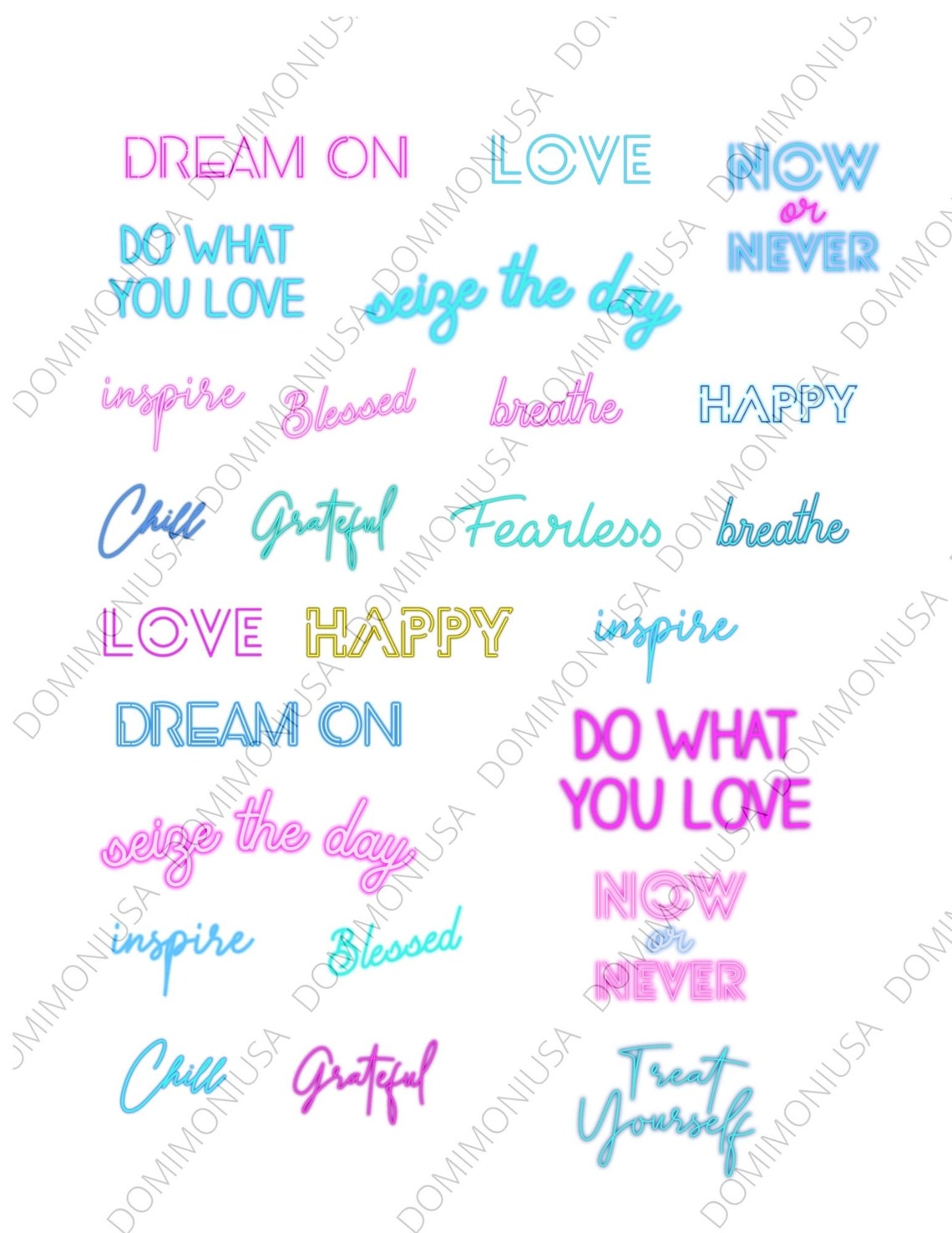 Digital Sticker, Motivational Digital Stickers, iPad Planner Sticker ...