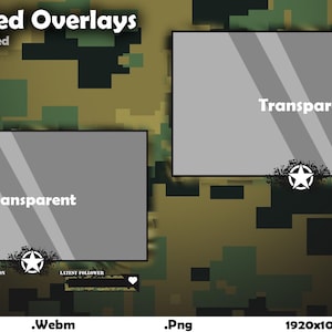 Army Camo STREAM PACK - Army Animated Package - Camouflage - Twitch ...