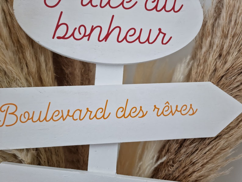 Rustic Elegance: Multi-arrow Directional Sign for Perfect Wedding ...