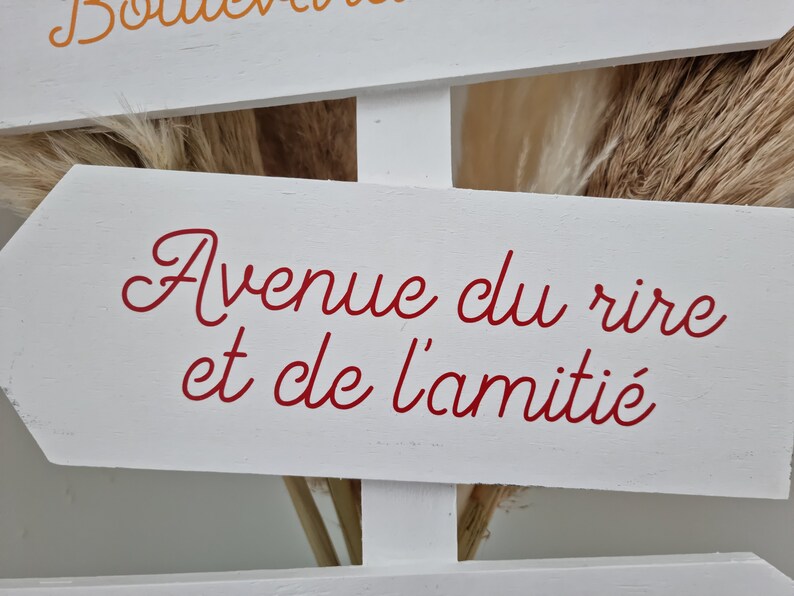 Rustic Elegance: Multi-arrow Directional Sign for Perfect Wedding ...