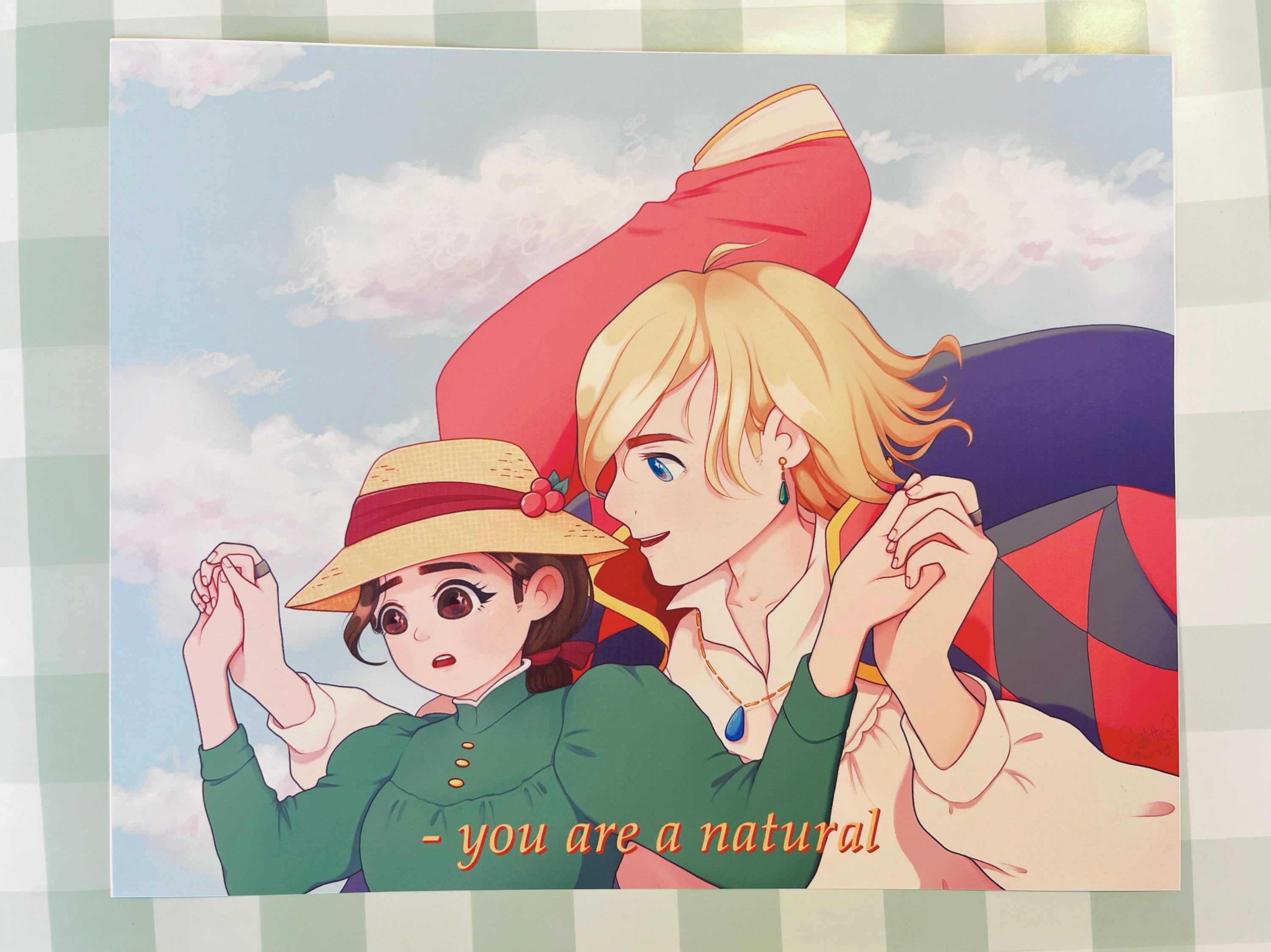 Howl’s Moving Castle Print - Howl and Sophie Art Print - Etsy