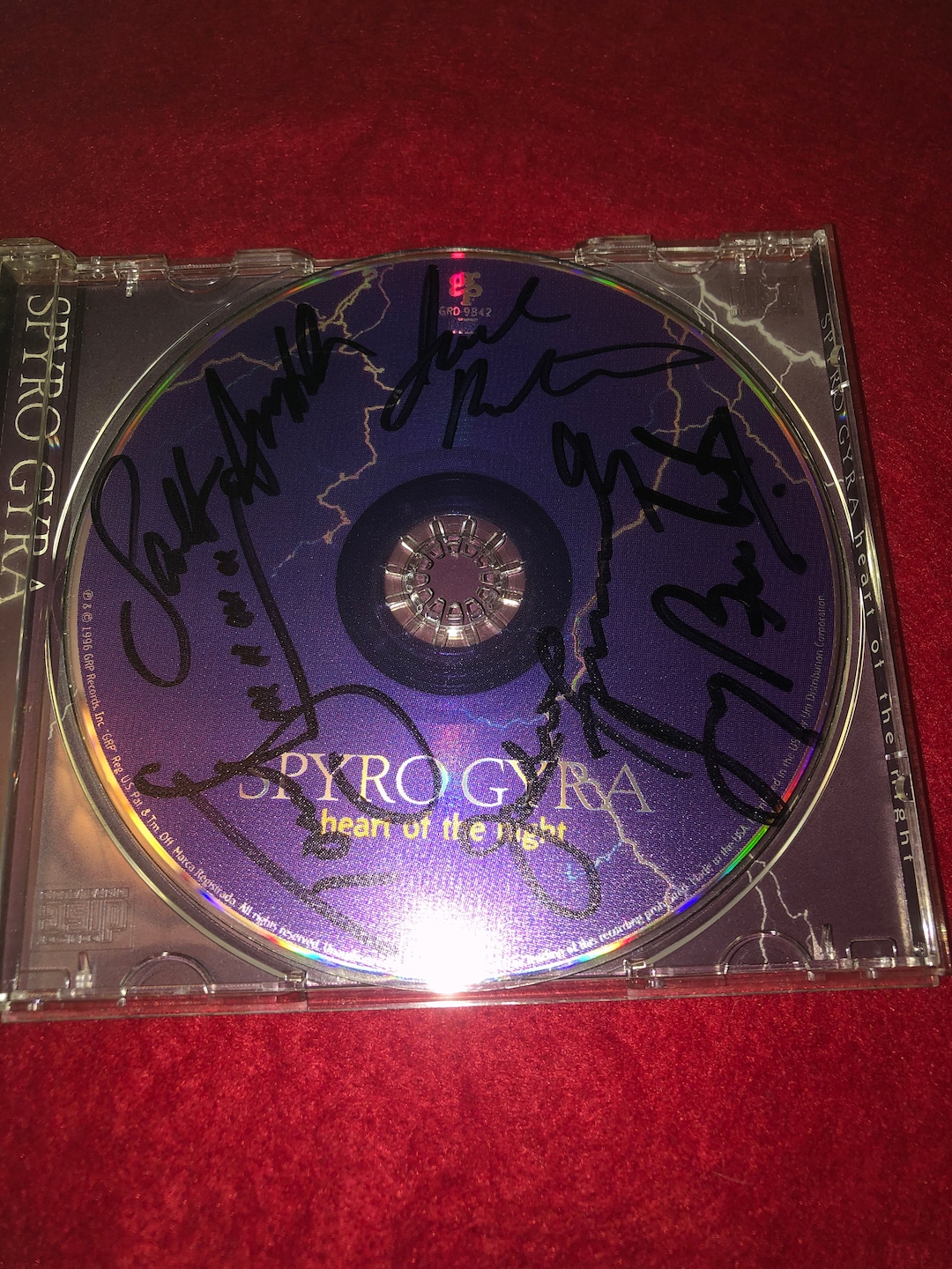 Vintage SPYRO GYRA Heart of the Night CD Signed by the Band Members - Etsy