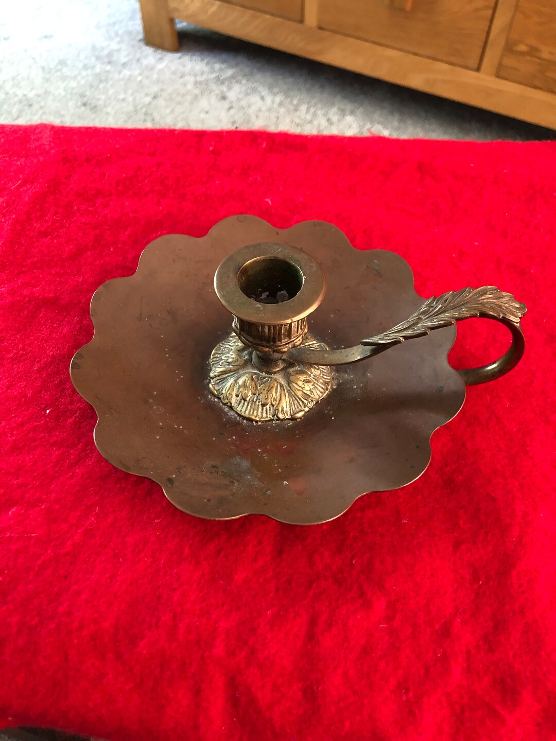 Antique Chamber Stick - Etsy