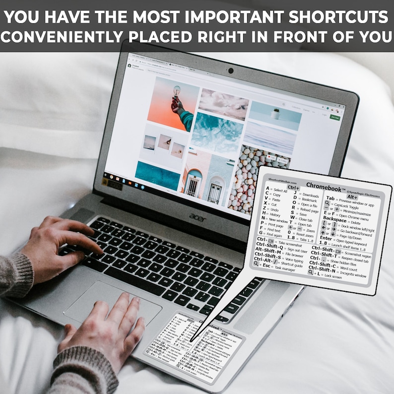Chromebook Shortcut Sticker for Any Laptop With Chrome OS High Quality ...