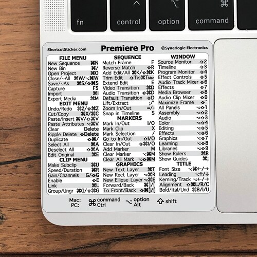 Adobe Photoshop Quick Reference Keyboard Shortcuts for Any - Etsy