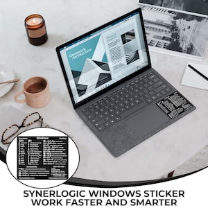 Windows Pc/laptop Reference Guide Keyboard Shortcut STICKER - Laminated ...