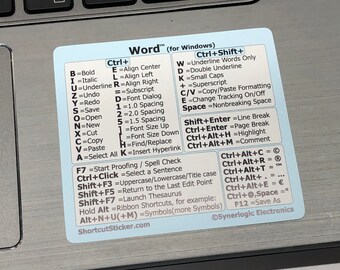 Windows Shortcut Cheat Sheet - Etsy