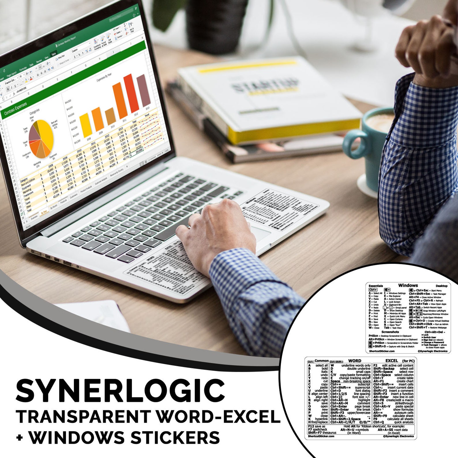 Word/excel for Windows PC Keyboard Shortcut Sticker - Etsy