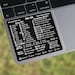 MacBook Palm Rest Sticker Decal Excel Cheat Sheet Shortcuts - Etsy