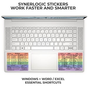 Windows+word/excel (for PC) Keyboard Shortcut Stickers - No-residue ...