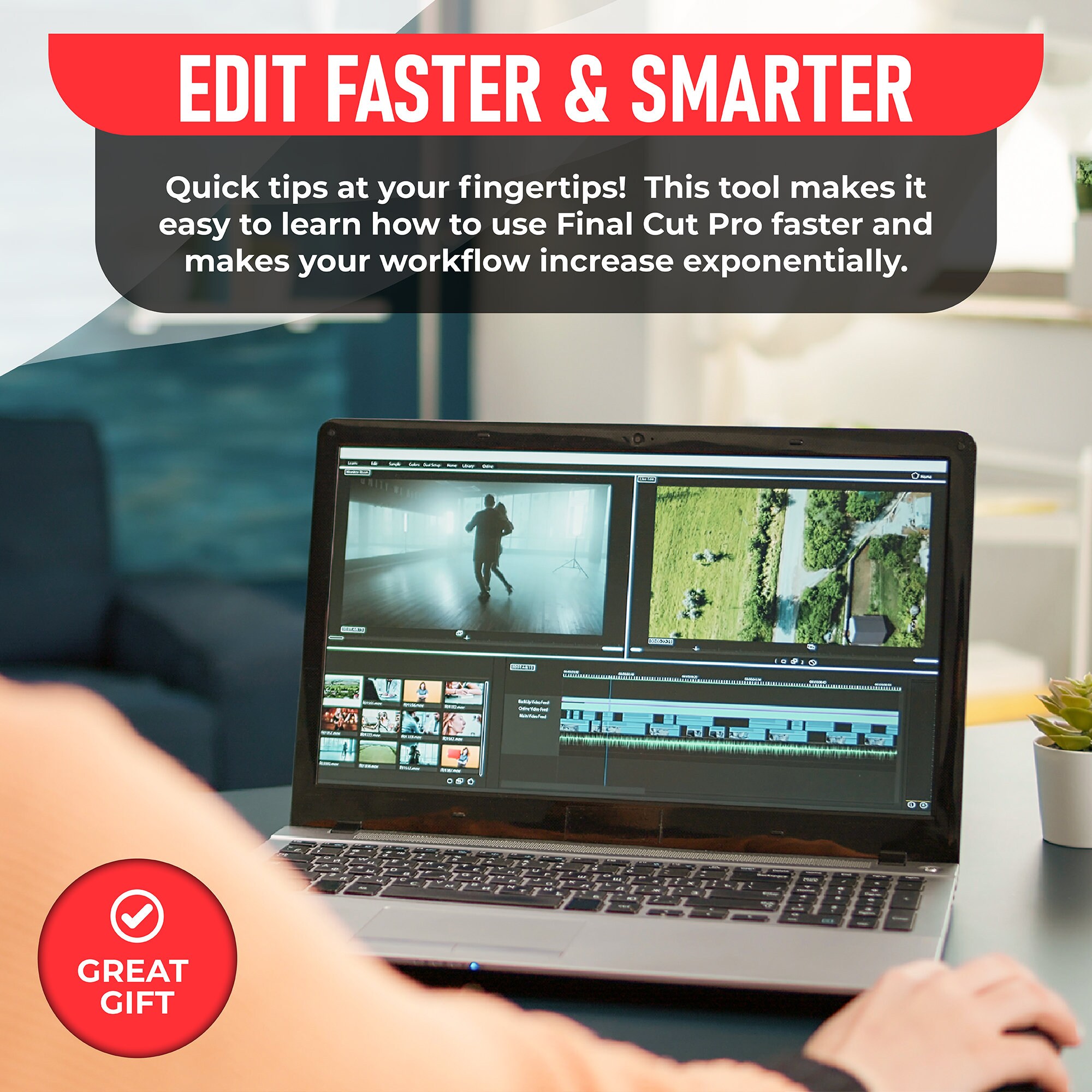 Final Cut Pro X Poster 24"x36" Comprehensive List of FCP X Keyboard ...