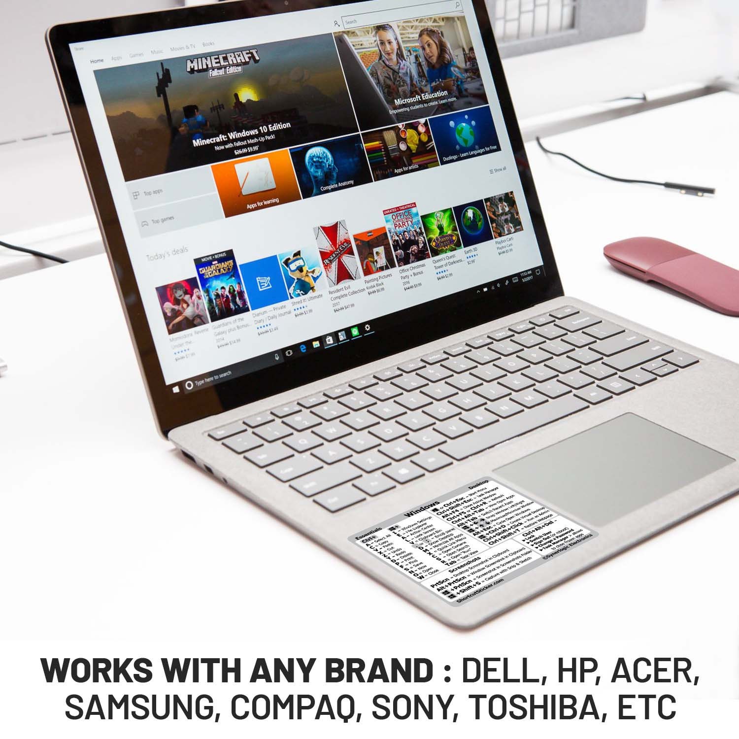 Windows PC Reference Guide Keyboard Shortcut No-residue - Etsy