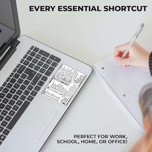 Windows Pc/laptop Reference Guide Keyboard Shortcut STICKER - Laminated ...
