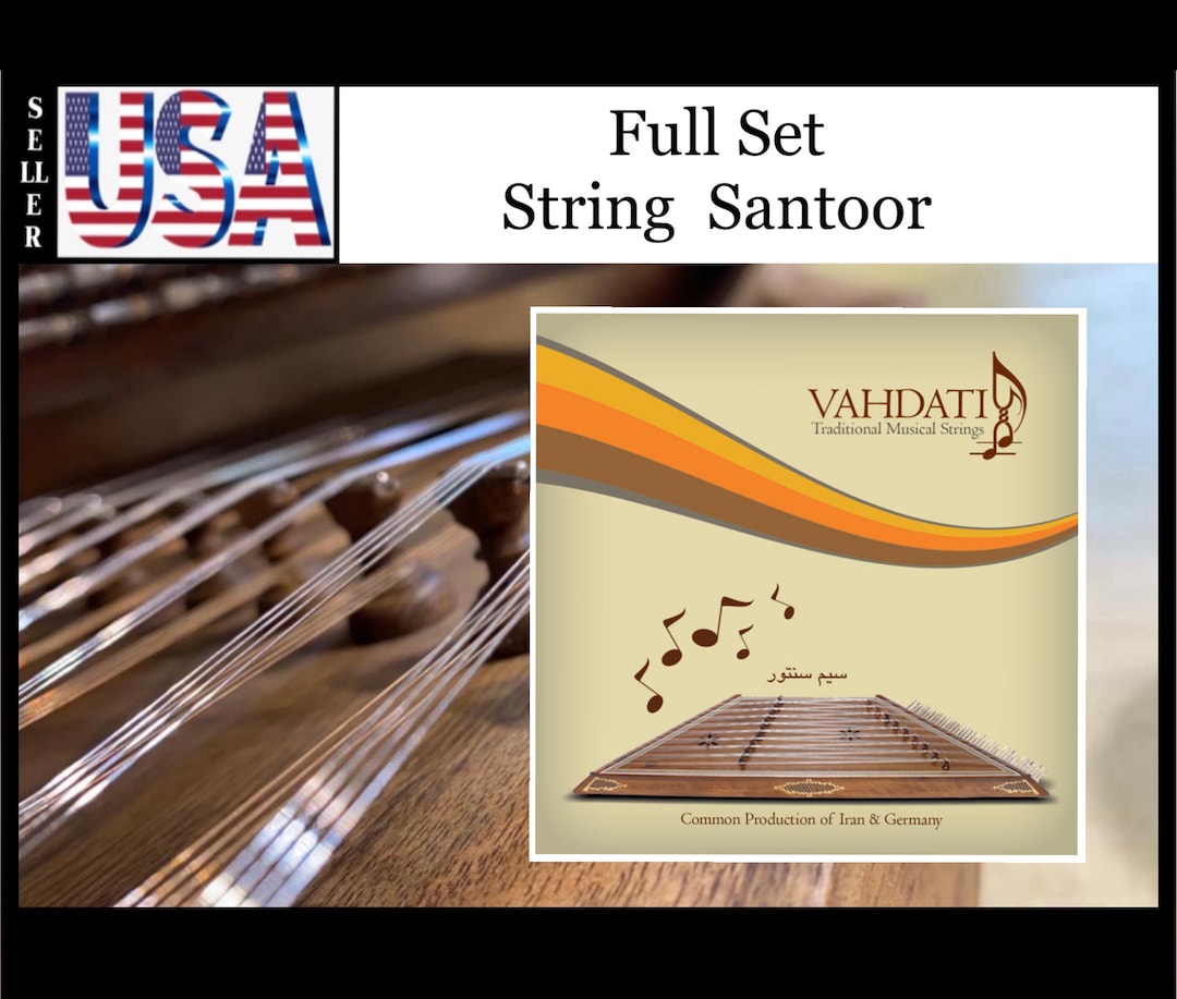 Santoor String, Full Set, 9 Size, String Persian Santor, Santour ...