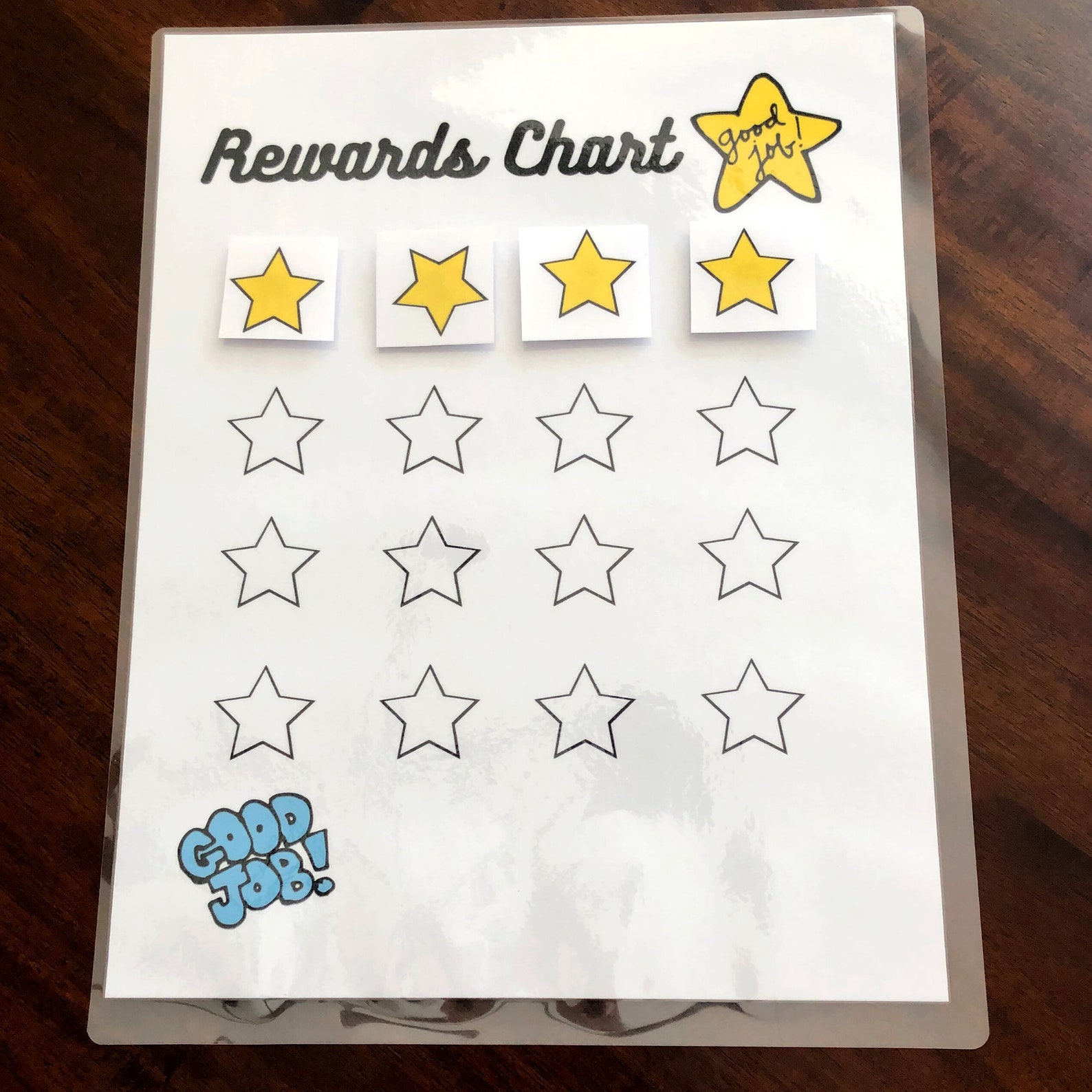 PRINTABLE REWARD CHART for Kids|simple Kids Reward Chart|behavior Chart ...